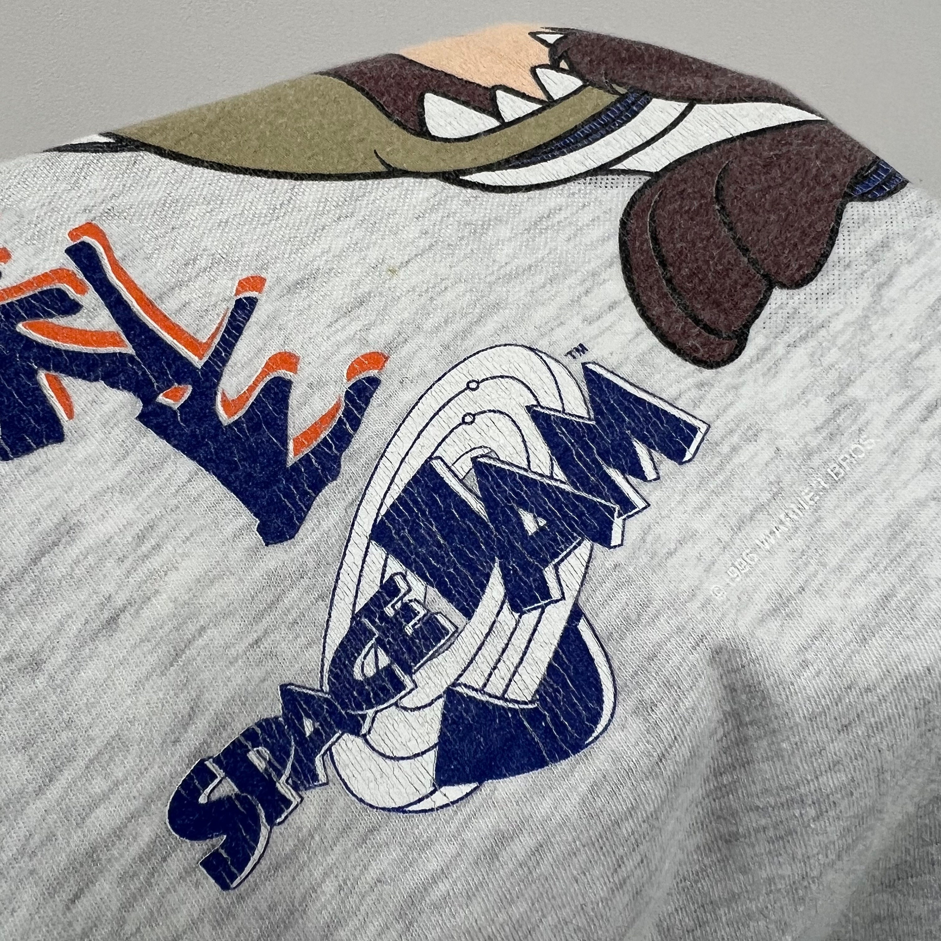 Vintage 1996 Space Jam Taz Slam Dunk Tee T-shirt Size L/M - Etsy