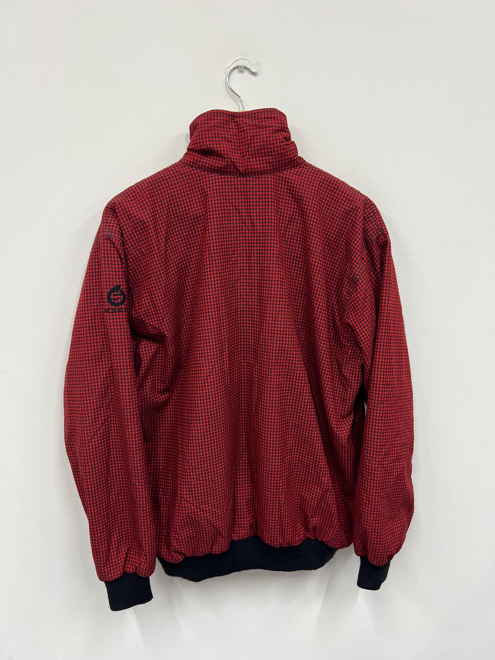 Vintage Sunderland of Scotland Golf Jacket Anorak Red Black Windbreaker ...