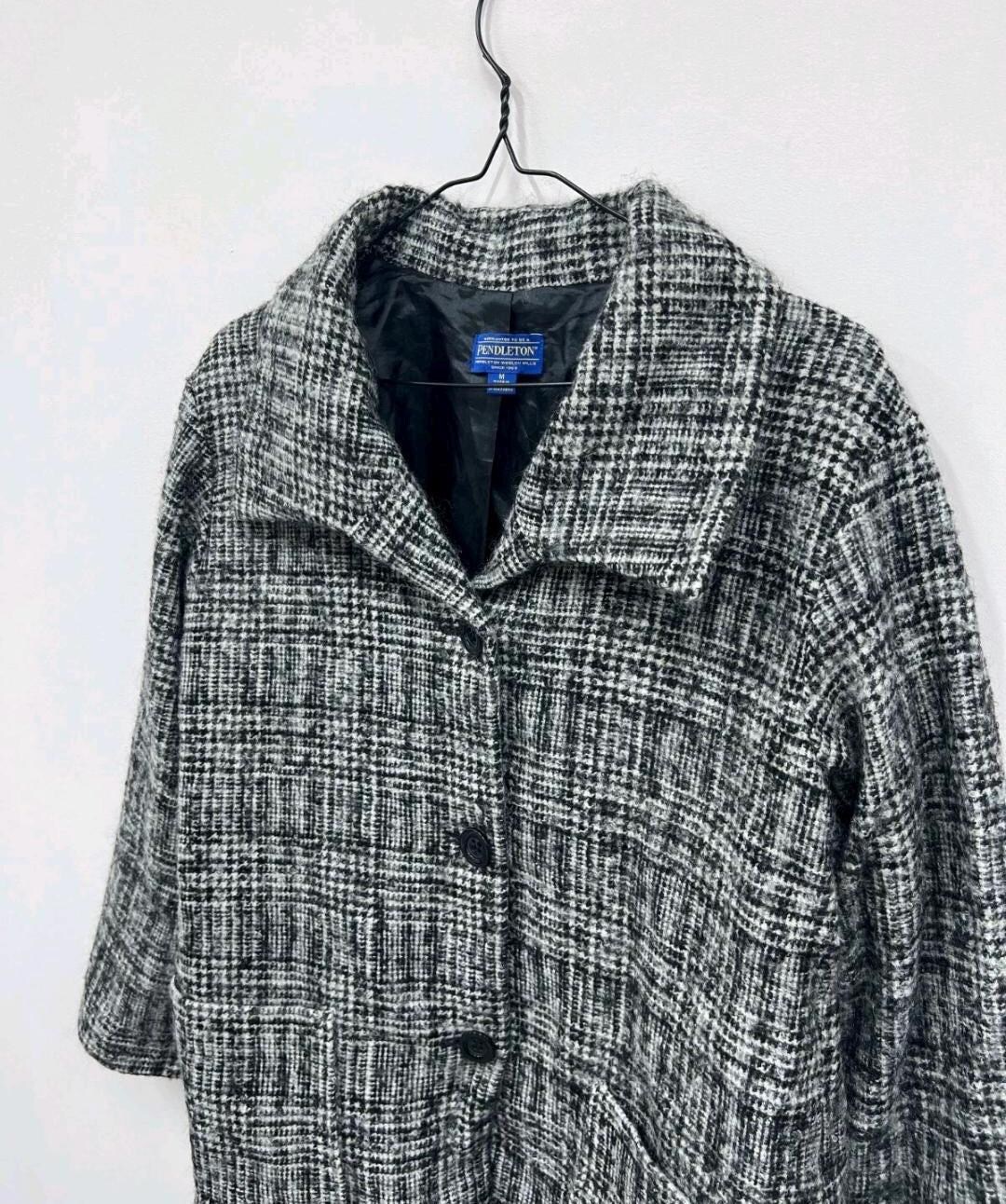 Vintage Pendleton Wool Tweed Coat Jacket Women’s Size M - Etsy