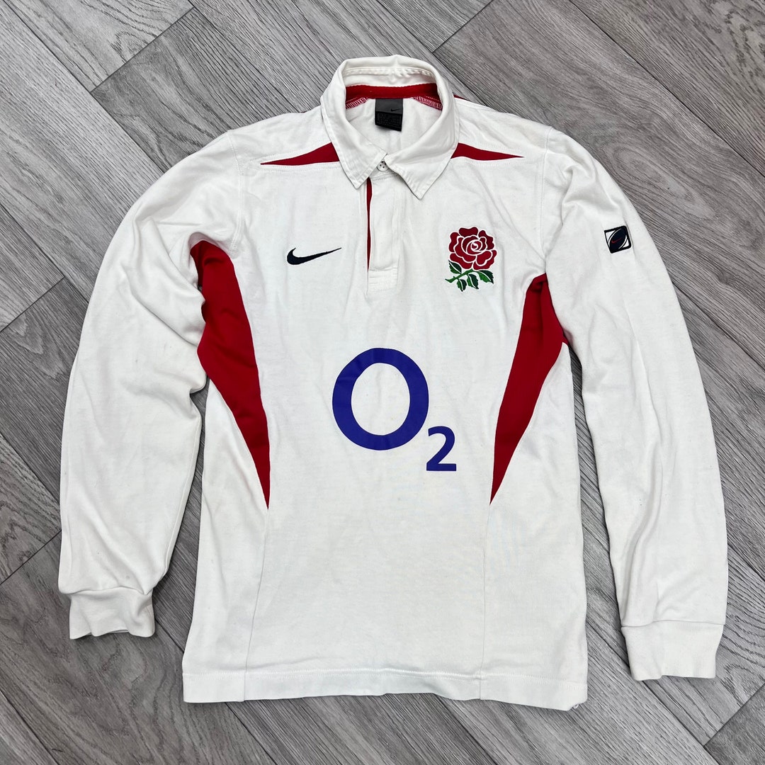 Vintage England Rugby Union Shirt Jersey Long Sleeve Nike Size S - Etsy