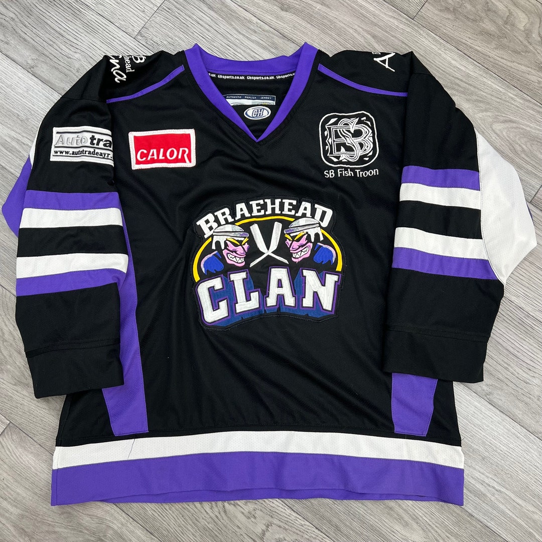 Braehead Glasgow Clan Ice Hockey Shirt Jersey Size L - Etsy