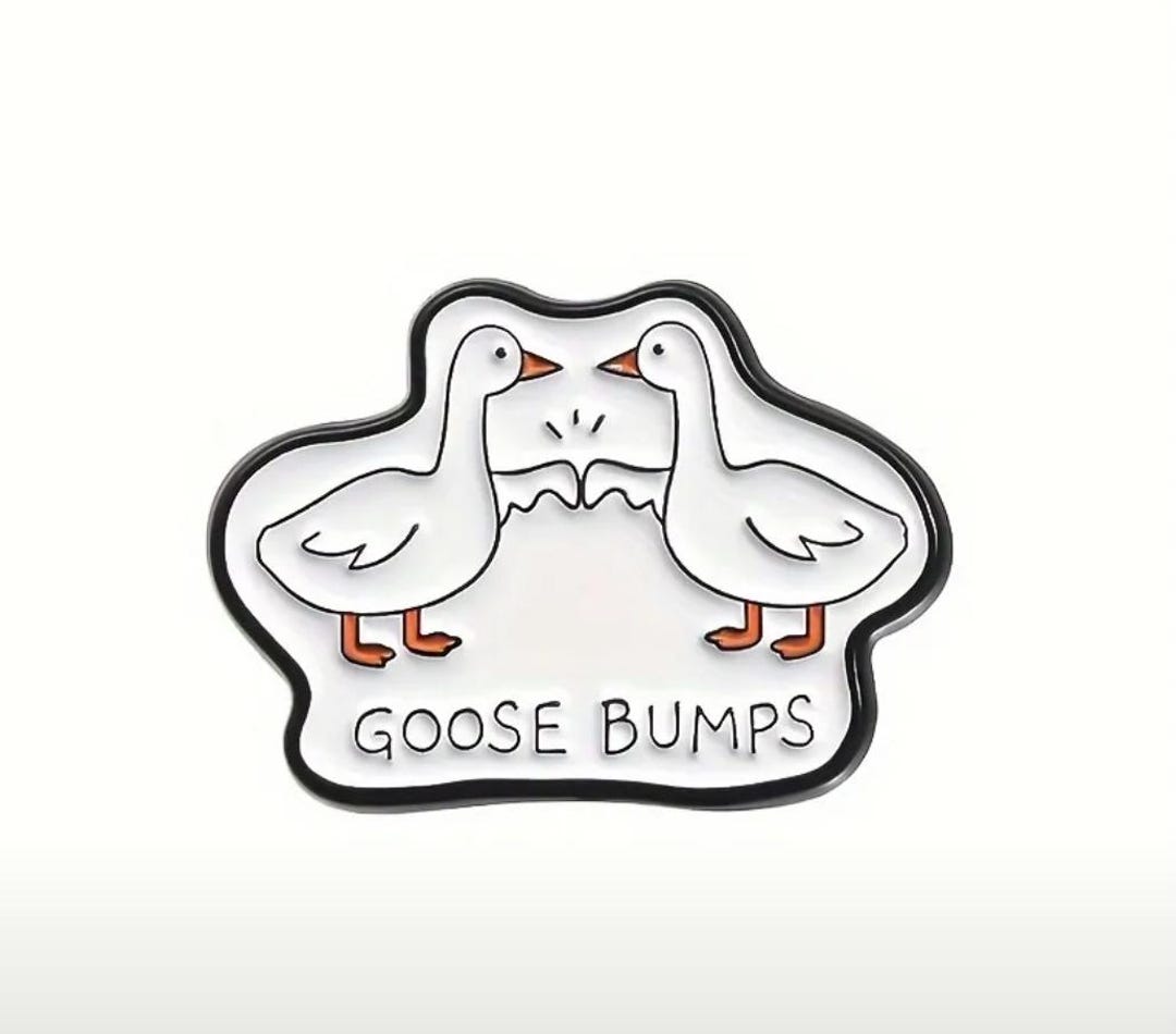 Goose Bumps Pin Cute Animal Pins Black Cat Enamel Pin Gift Ideas - Etsy
