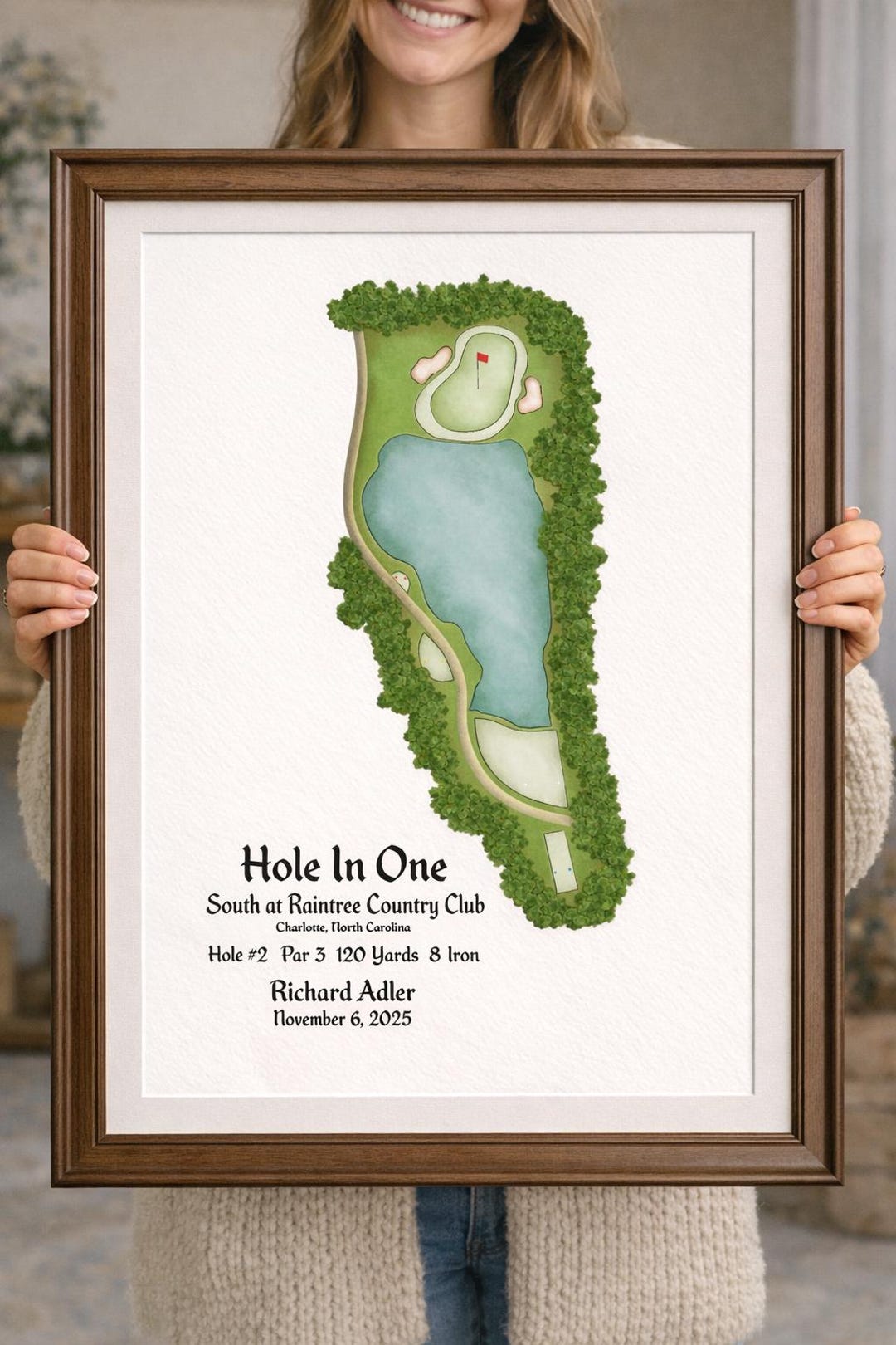 CUSTOM | Hole in One Award, Proposals, Wedding Gift, Personalized Gifts ...
