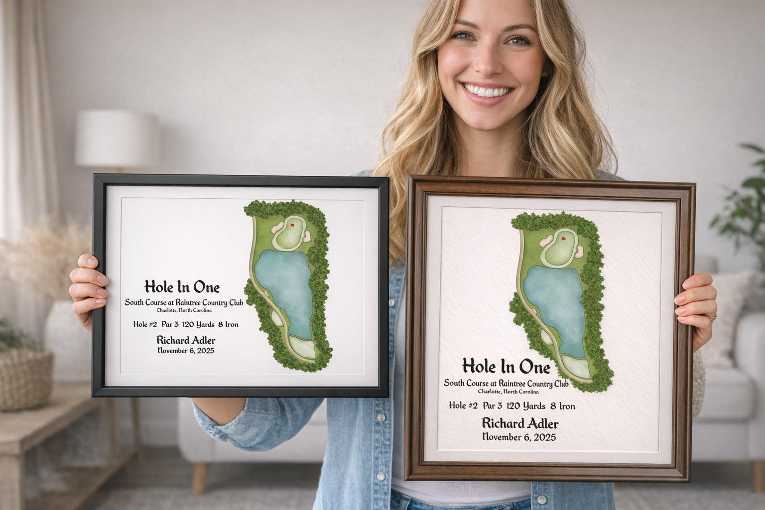 CUSTOM | Hole in One Award, Proposals, Wedding Gift, Personalized Gifts ...