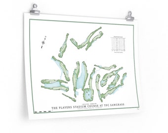 Tpc Course Map - Etsy