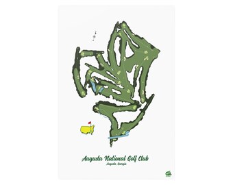 Augusta National Golf Course Map - Etsy