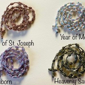 Handmade Twine Rosary, Knotted Rosary, Rope Rosary, Cord Rosary - Etsy