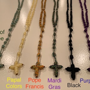 Handmade Twine Rosary, Knotted Rosary, Rope Rosary, Cord Rosary - Etsy