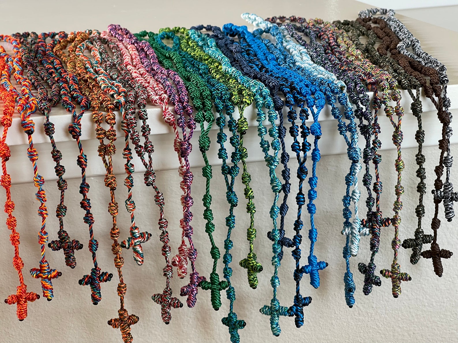 Handmade Twine Rosary Knotted Rosary Rope Rosary Cord - Etsy