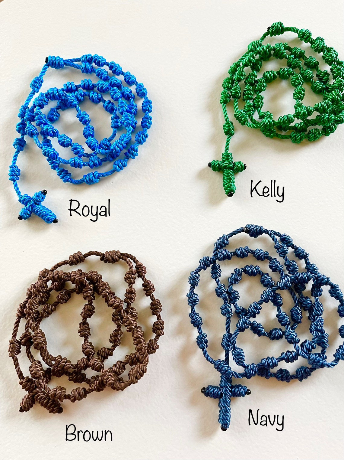Handmade Twine Rosary Knotted Rosary Rope Rosary Cord - Etsy