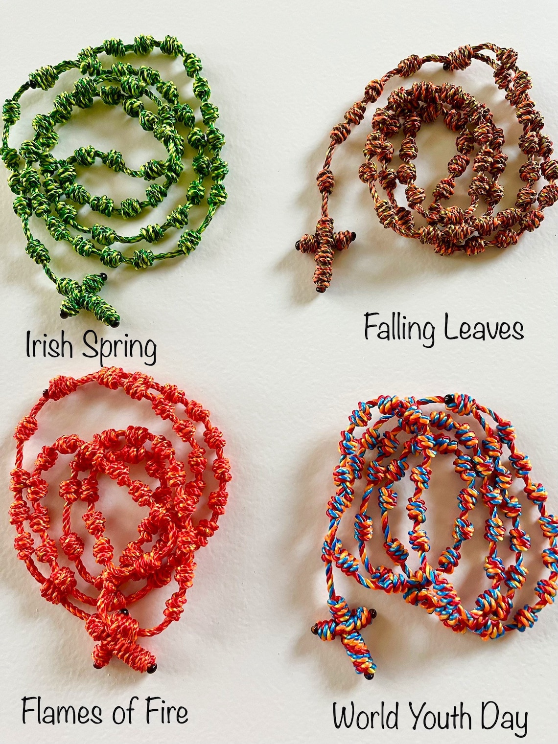 Handmade Twine Rosary Knotted Rosary Rope Rosary Cord - Etsy