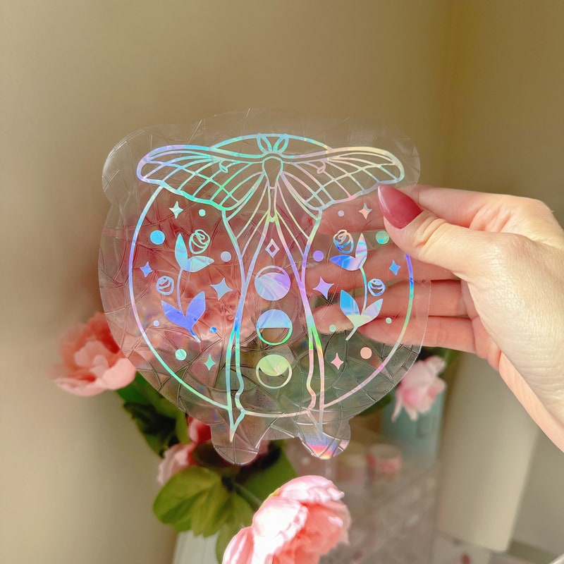 Moth Suncatcher Decal - Etsy