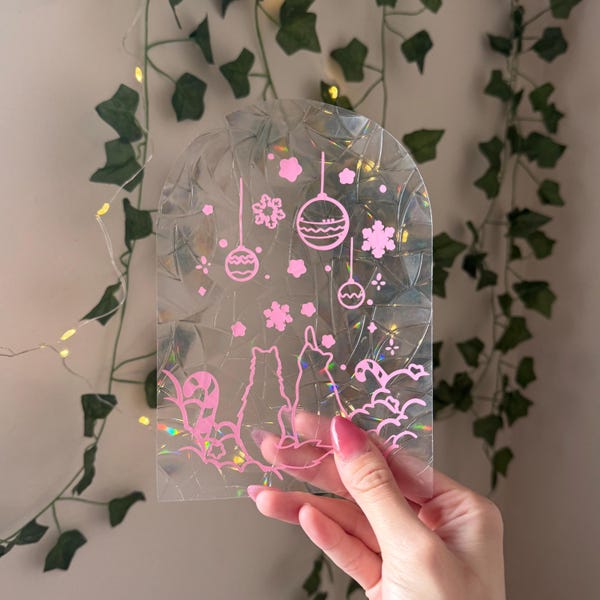 Cat Suncatcher - Etsy