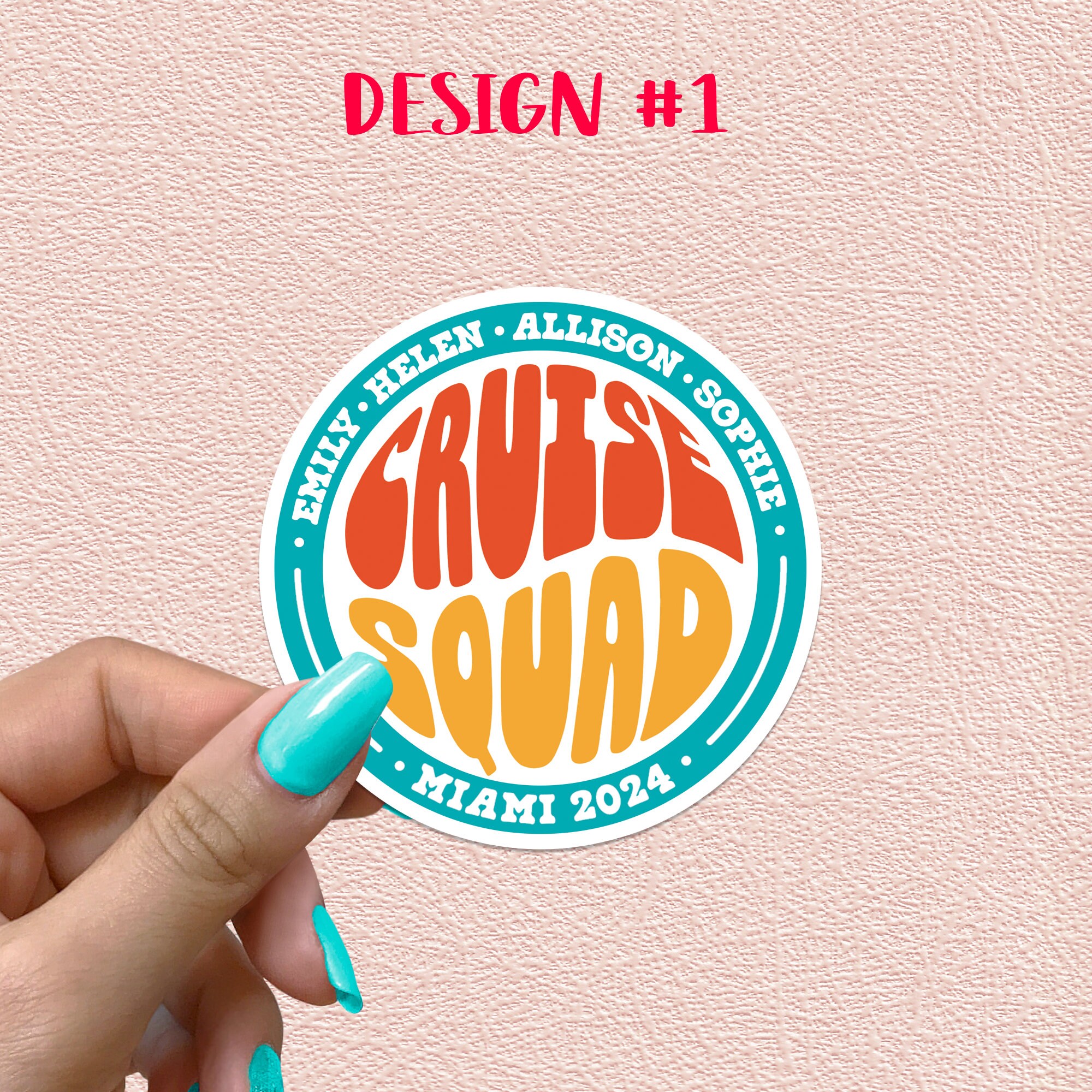 Cruise 2024 Sticker Beach Sea Vacation Vacay Travel Boat Ship ...