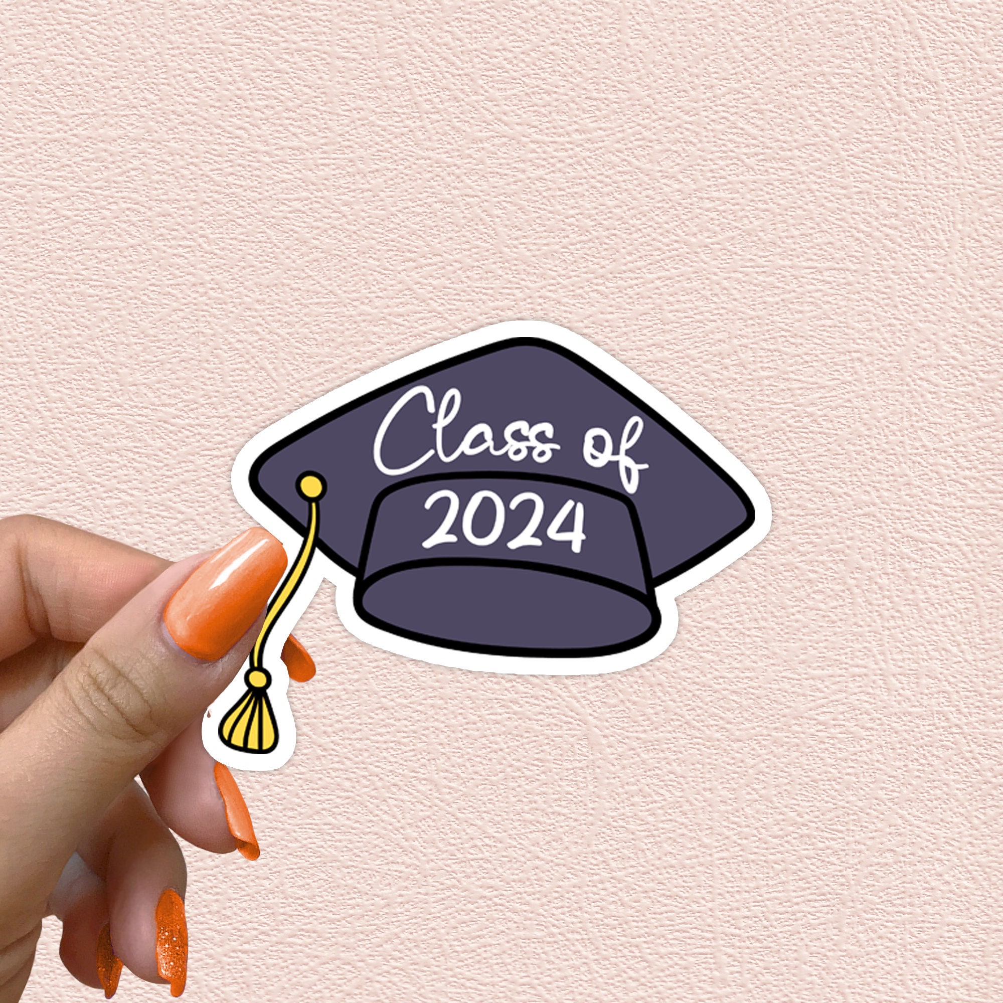 Class of 2024 Sticker School Graduation Senior Waterproof - Etsy