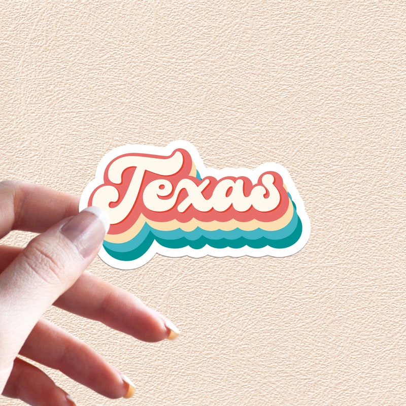 Texas Sticker - Etsy