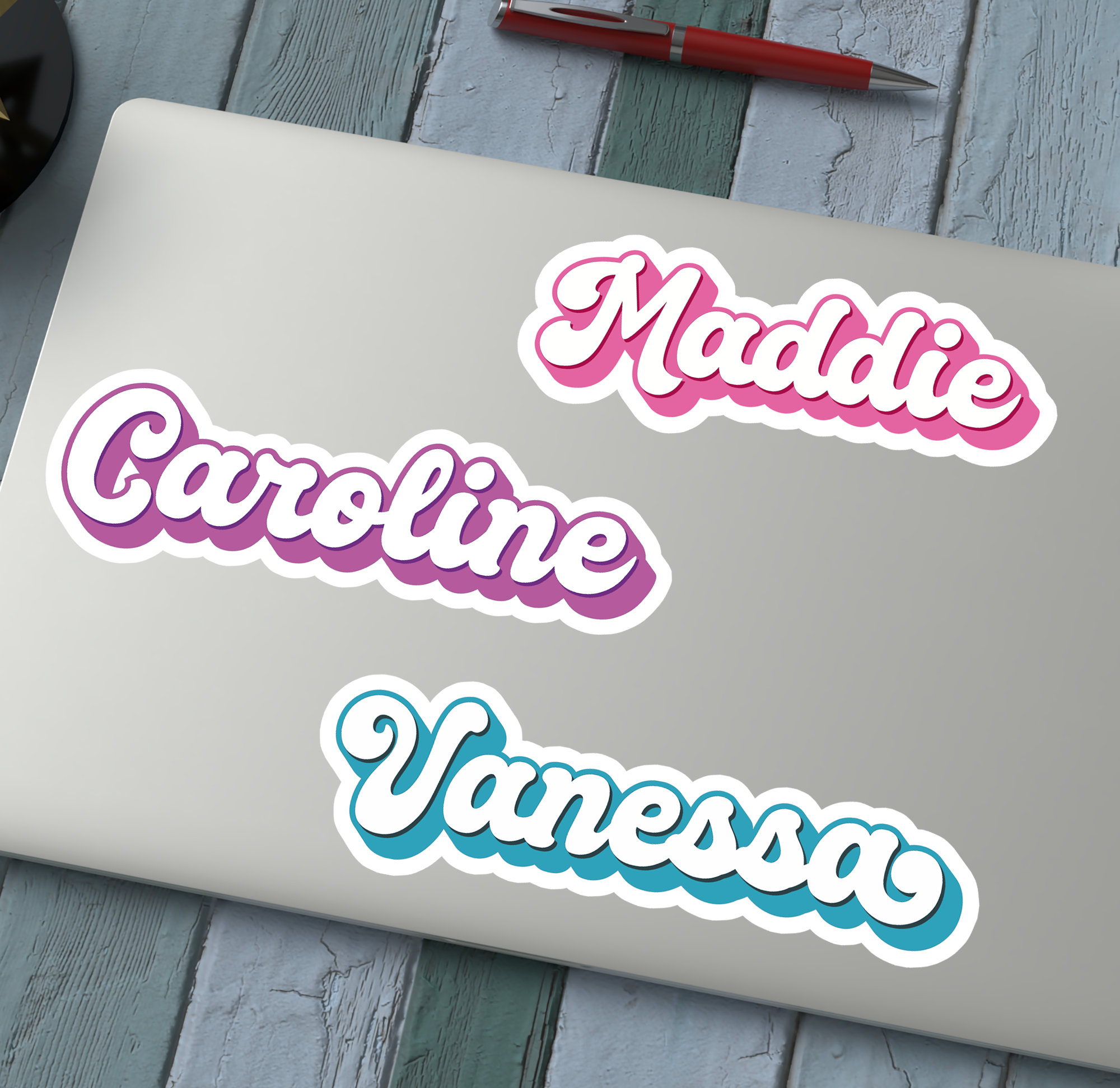 Custom Stickers Name Decal Personalized Gifts Waterproof Vinyl Stickers ...