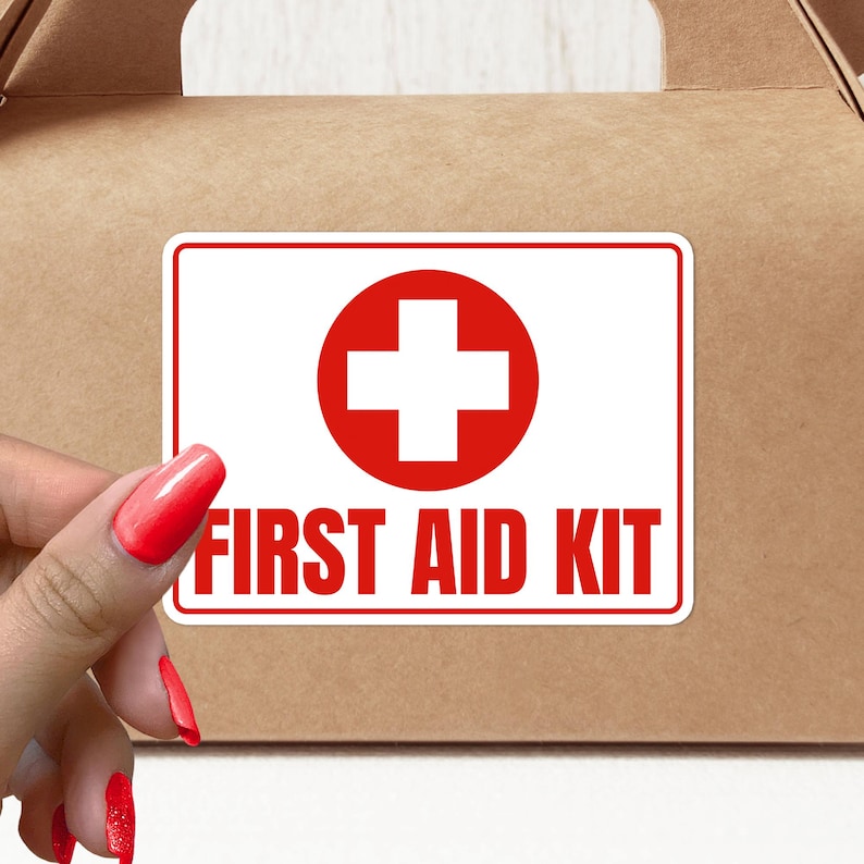 First Aid Sticker Waterproof Vinyl Stickers Doctor Nurse Gift - Etsy ...