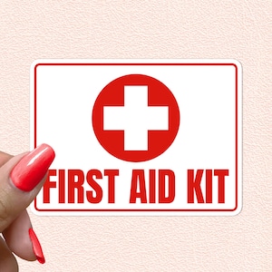 First Aid Sticker Waterproof Vinyl Stickers Doctor Nurse Gift - Etsy