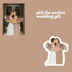 Personalized Stickers | Matte or Glossy | Minimal | Custom Drawing ...