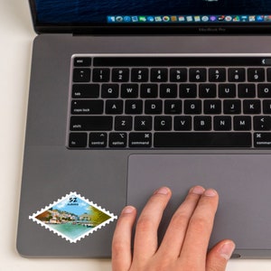 Albania Travel Stamp Sticker | Balkans, Gjipe Beach, Ksamil Islands ...