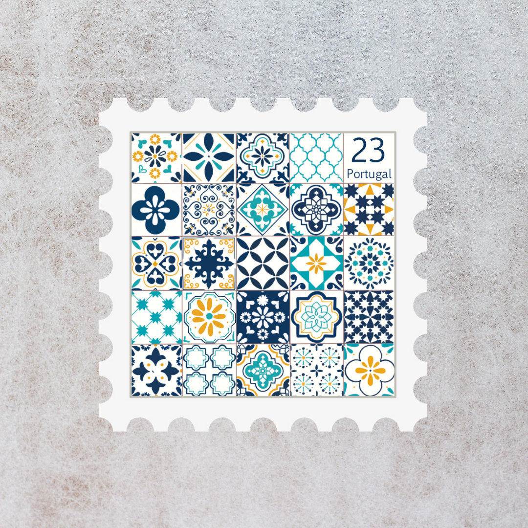 Portugal Travel Stamp Sticker | Lisbon, Sintra, Madeira Island ...