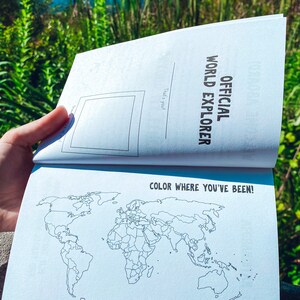 World Travel Journal | Beyond My Fence | Travel Book With Prompts ...