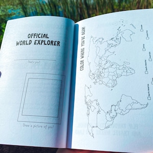 World & USA Travel Journal | Beyond My Fence | Travel Book With Prompts ...