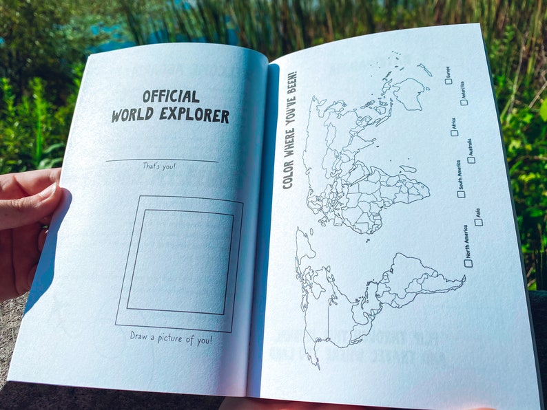 World & USA Travel Journal Beyond My Fence Travel Book | Etsy