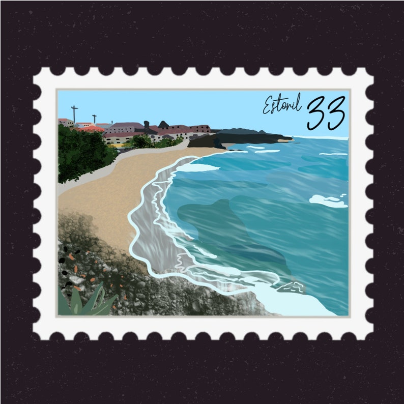 Portugal Travel Stamp Sticker | Lisbon, Sintra, Madeira Island ...