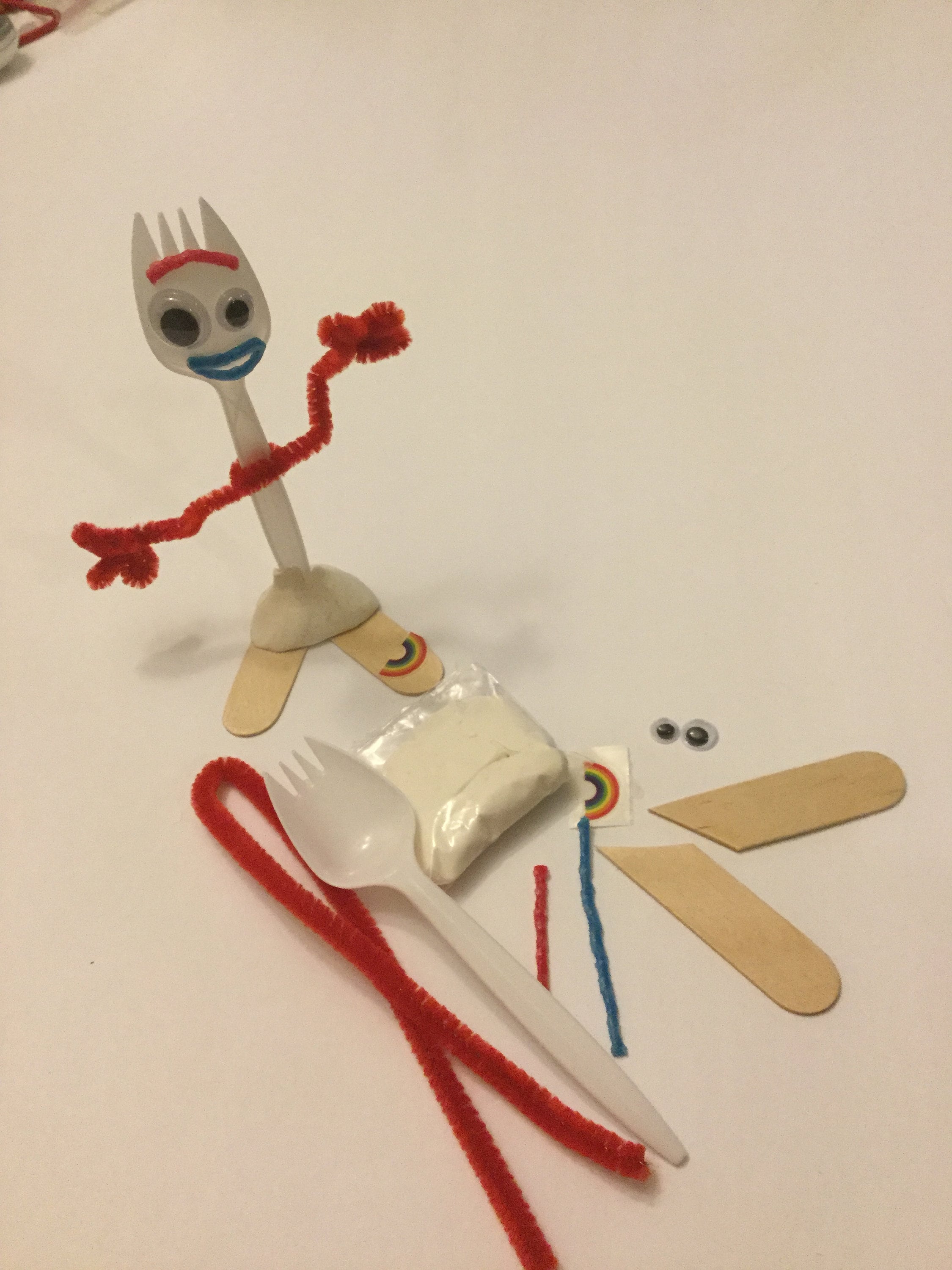 Forky Kit Makes 2 Forkys/Make your Own Forky/Forky Diy. | Etsy