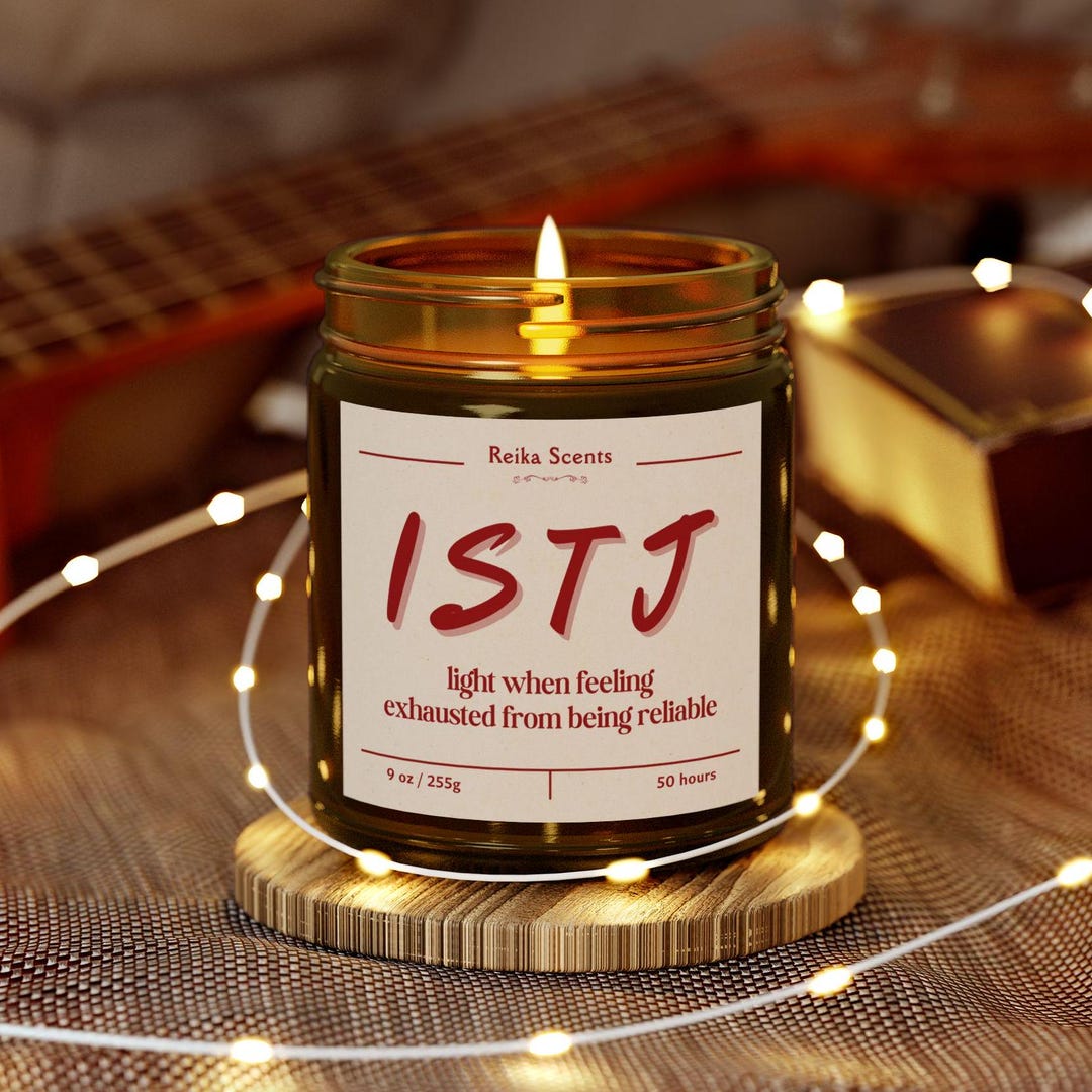 ISTJ MBTI Personality Type Scented Wax Candles, Funny Istj Myers Briggs ...