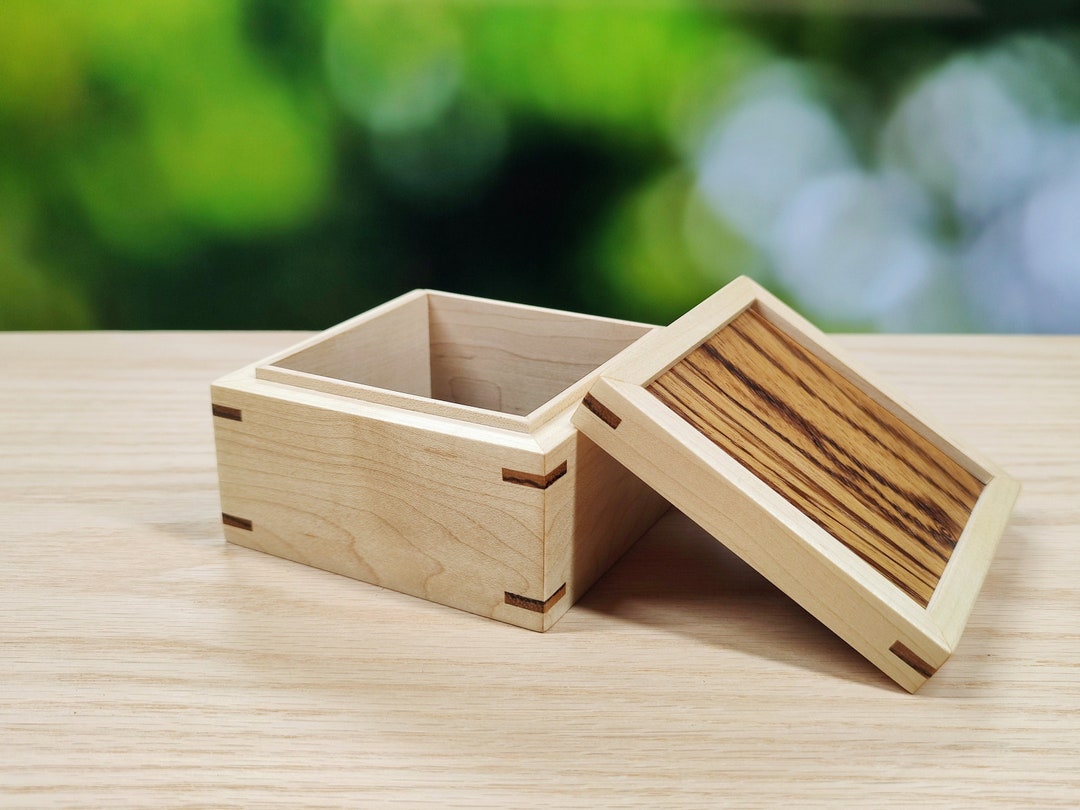 Timber Jewellery Box Wooden Keepsake Box for Her Solid - Etsy