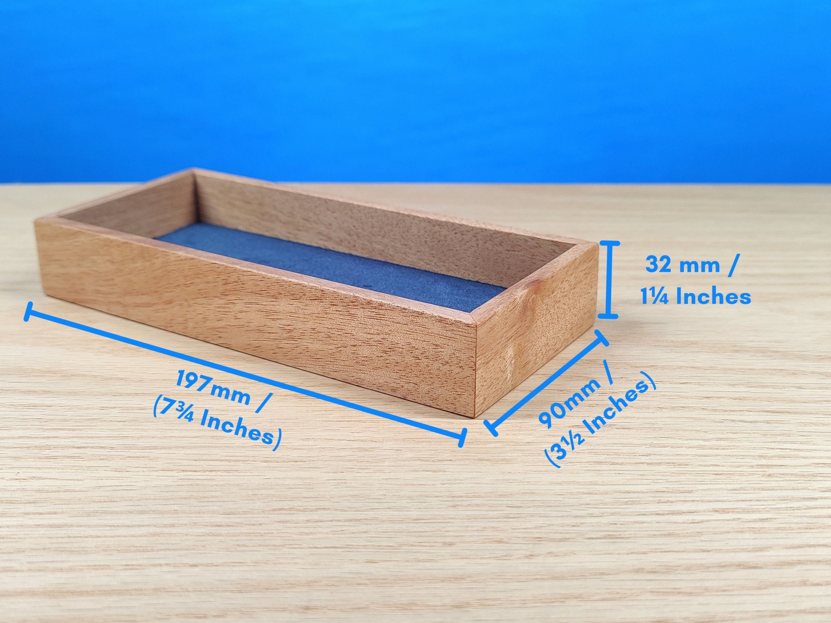Timber Key Organiser in Okoume Hardwood and Velvet — Maguire's Woodworks