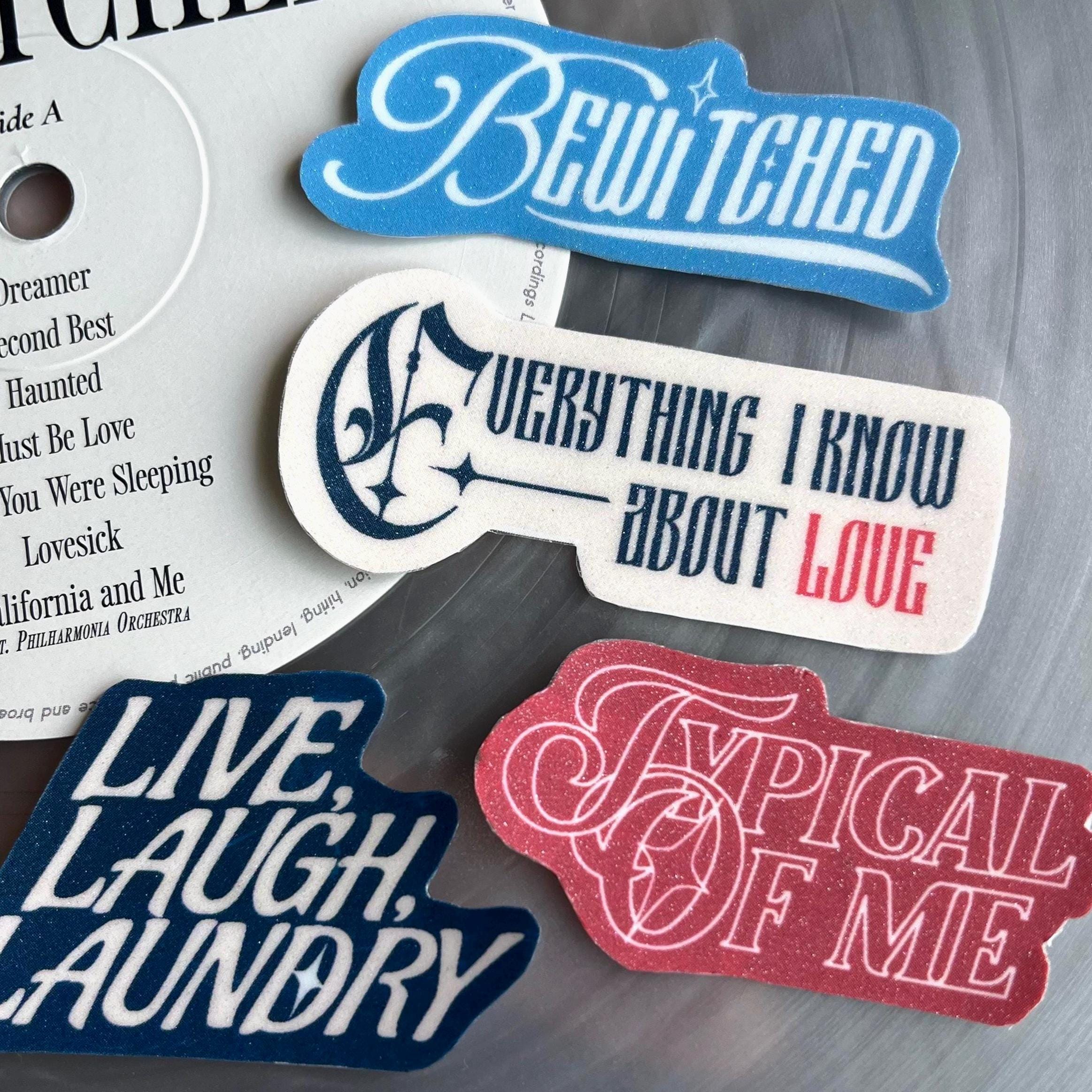 Laufey Glitter Sticker Set - Etsy