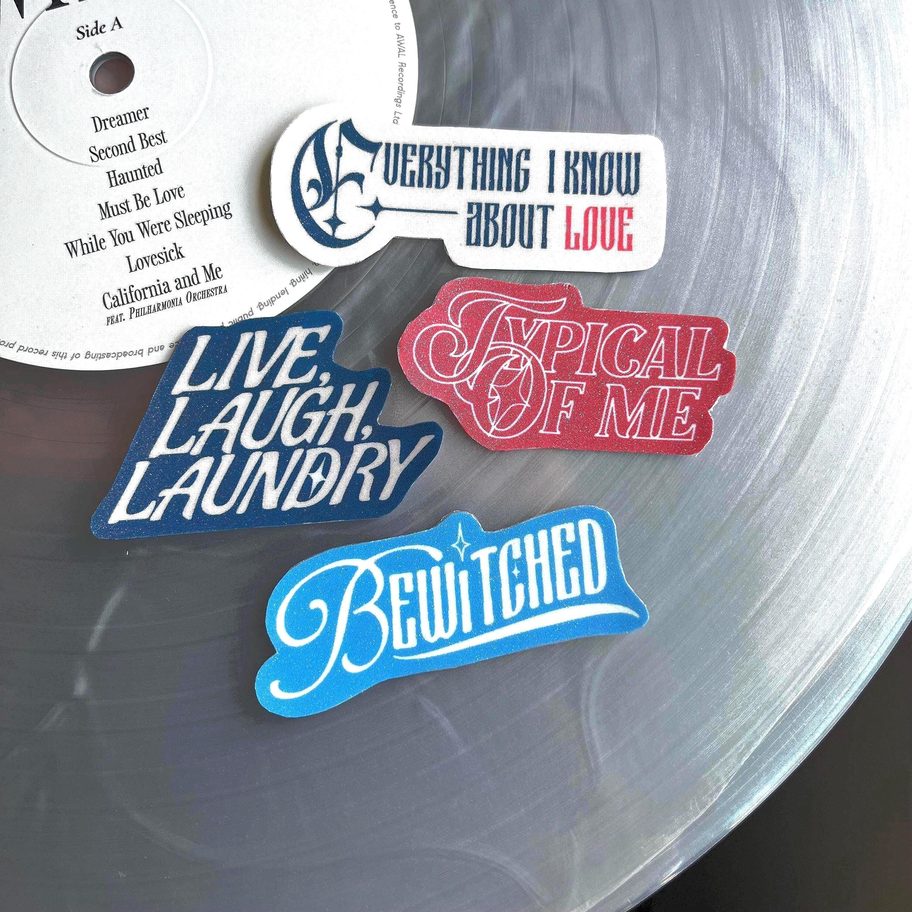 Laufey Glitter Sticker Set - Etsy