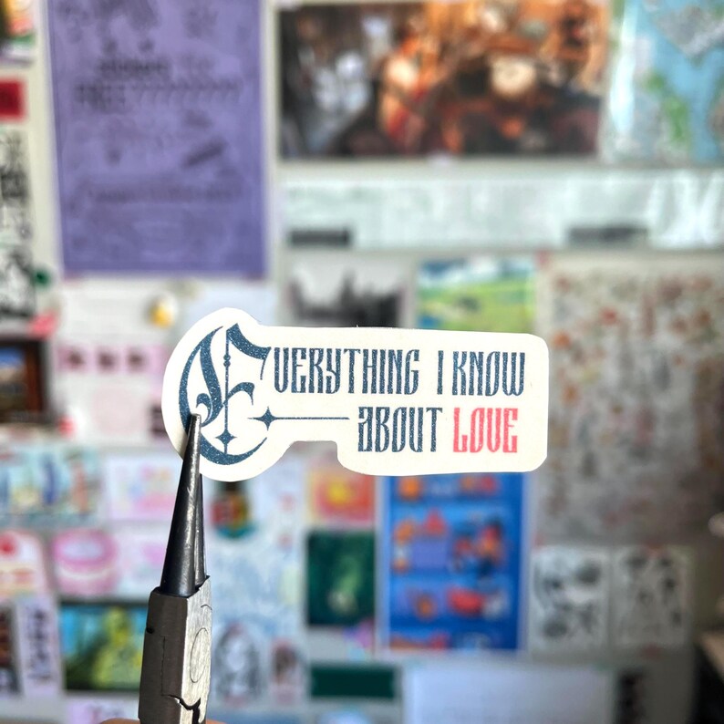 Laufey Glitter Sticker Set - Etsy