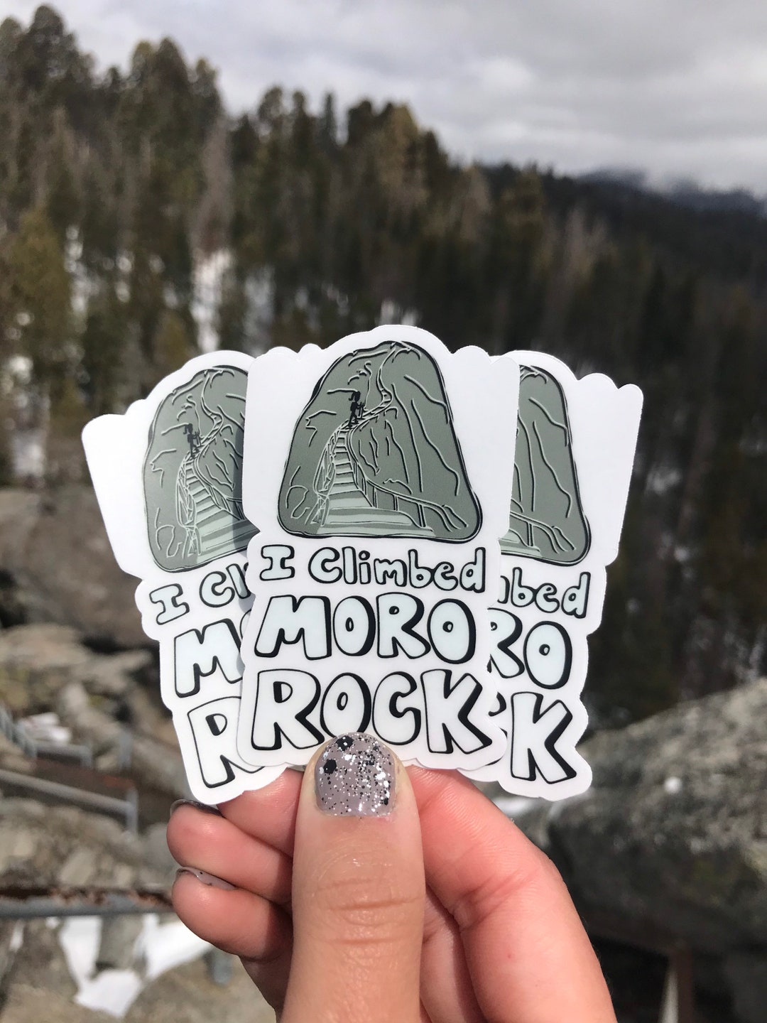 Moro Rock Sticker | Sequoia National Park | Sequoia | Hiking Stickers ...