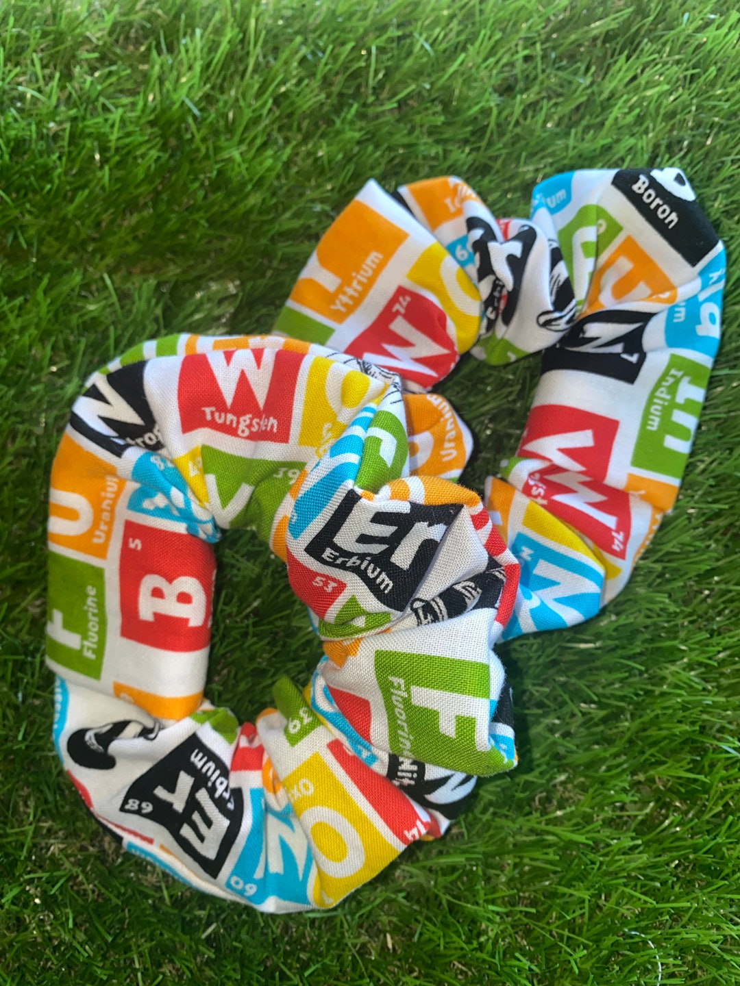 Dr Rhyme Periodic Table Scrunchie - Etsy