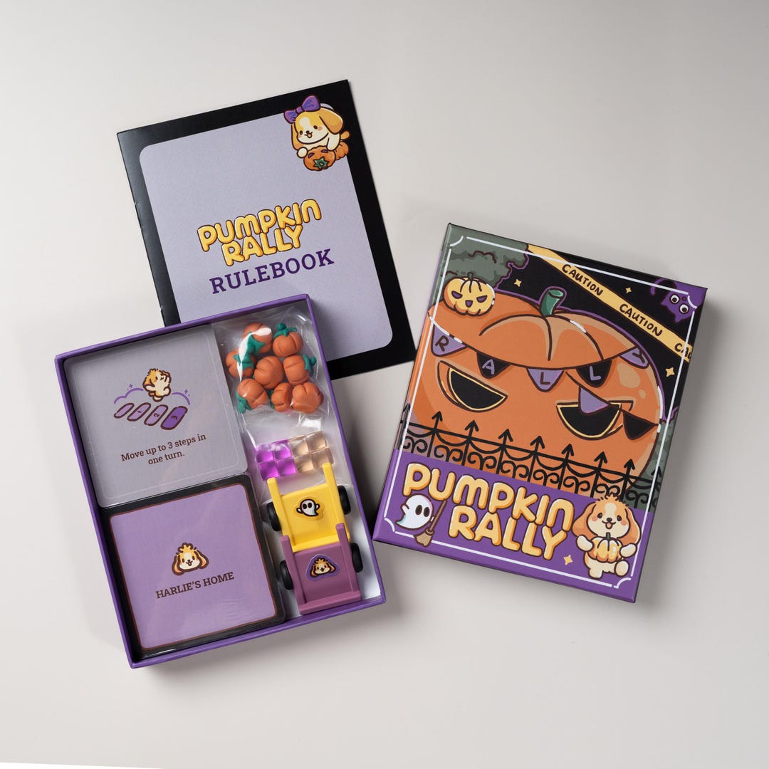 Pumpkin Rally Tabletop Game - Etsy