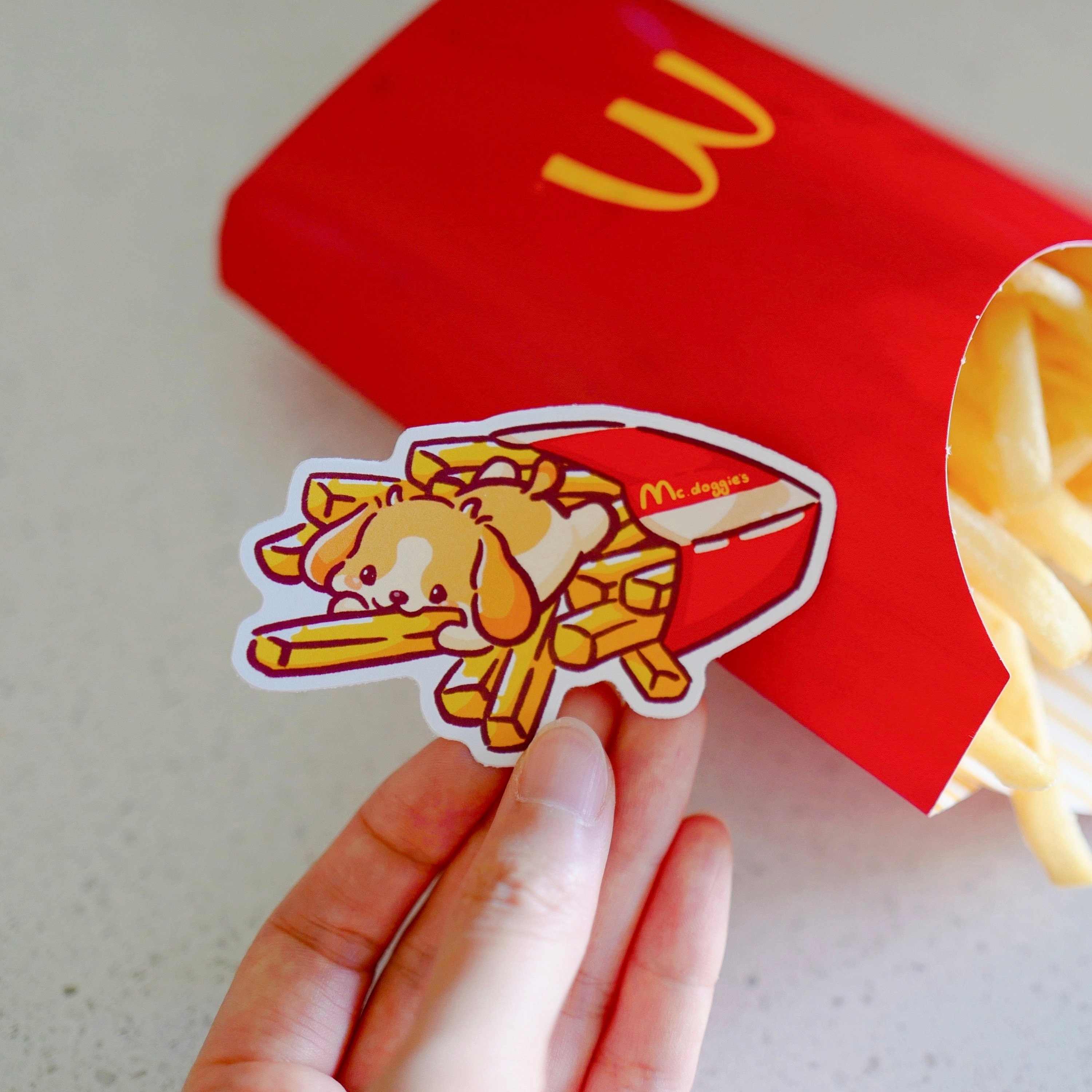 Mcdoggies Sticker Set 3 X 3 Vinyl Stickers by Yo.doggies - Etsy