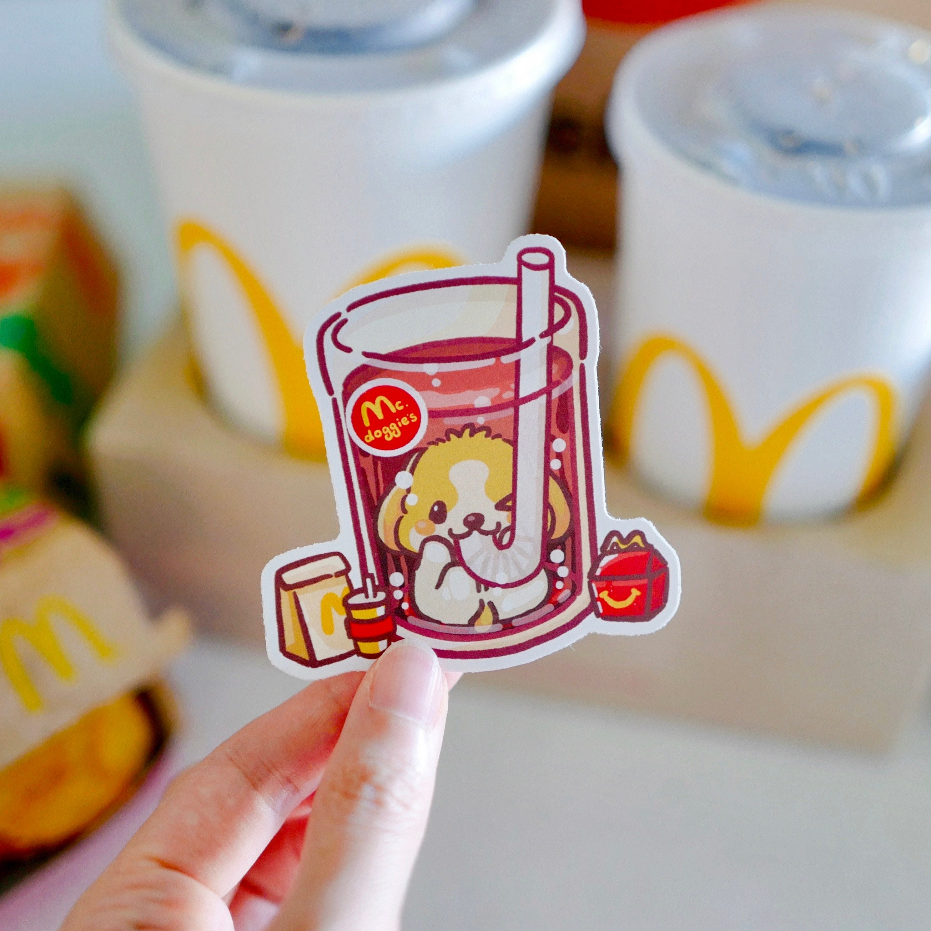 Mcdoggies Sticker Set 3 X 3 Vinyl Stickers by Yo.doggies - Etsy