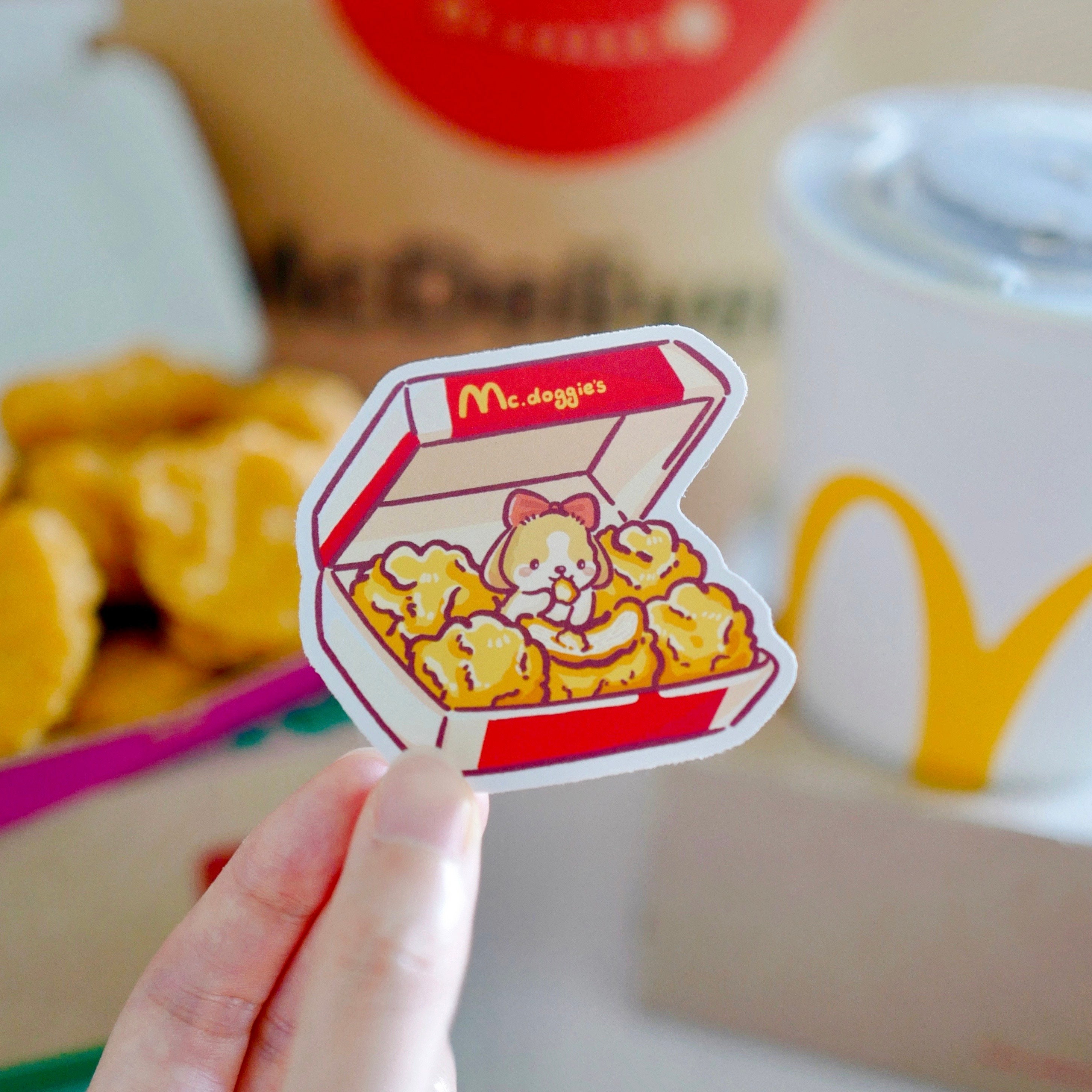 Mcdoggies Sticker Set 3 X 3 Vinyl Stickers by Yo.doggies - Etsy