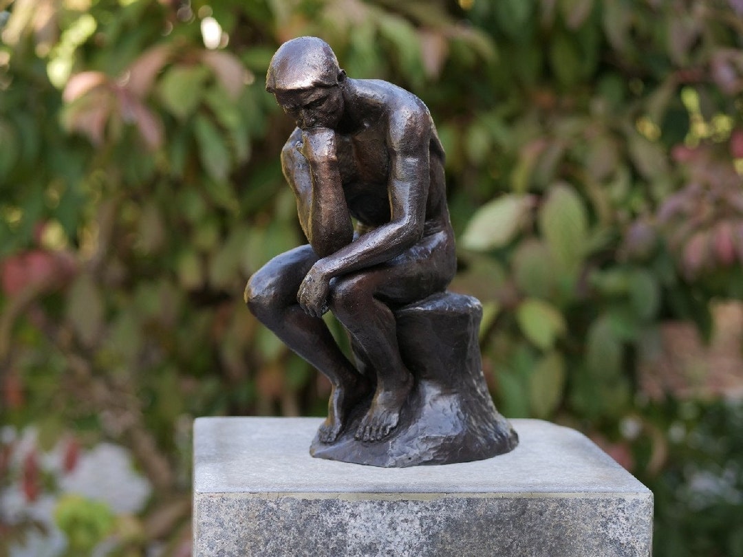Bronze Sculpture the Thinker - Etsy