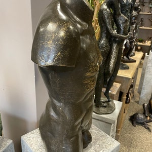 Bronze Man Torso Garden Statue Garden Decoration Office Garden ...