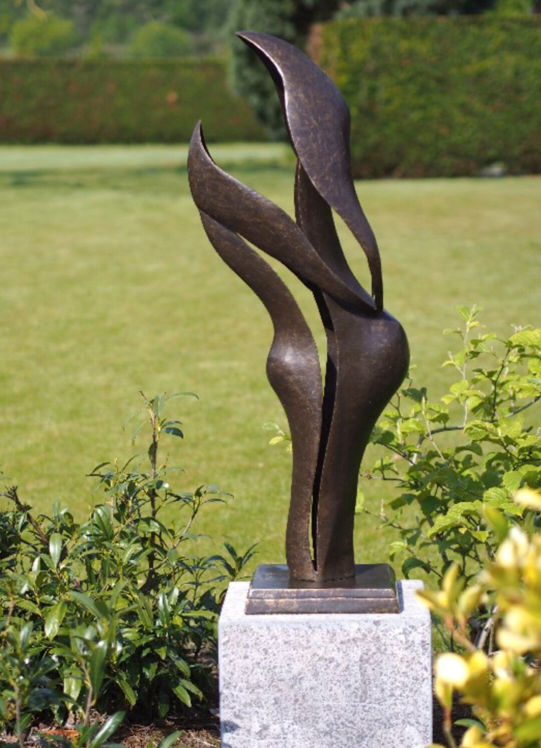 Bronze Statue Abstract Love Couple Sculpture Interior - Etsy