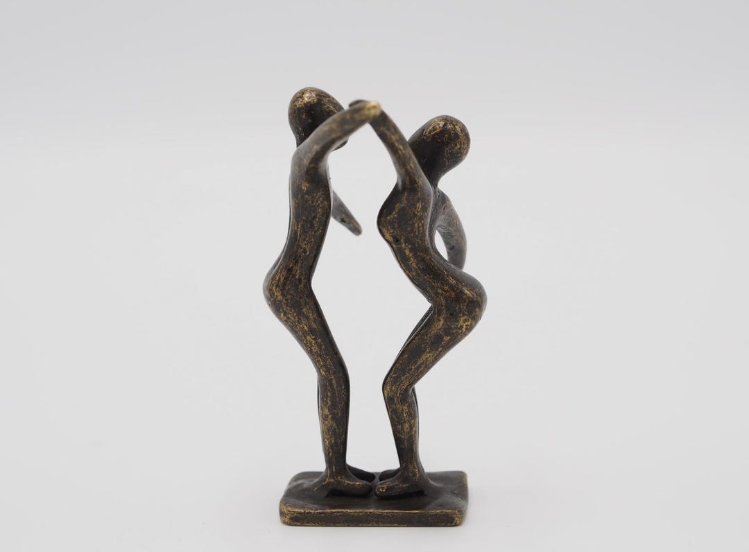 Bronze Embrace Sculpture A Celebration of Love and Connection - Etsy