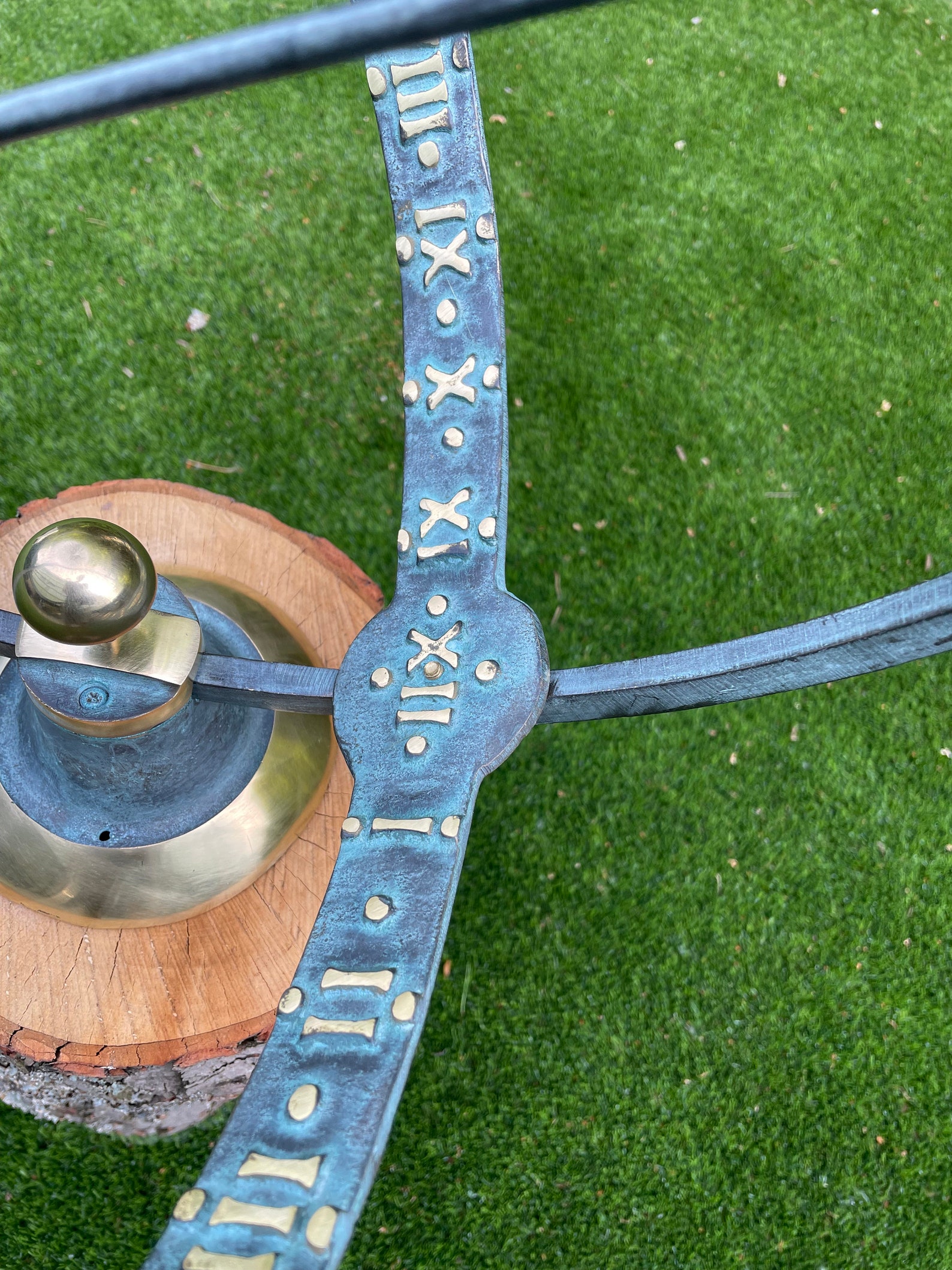 Bronze Sundial Garden Statues Bronze Statue 45x55x40cm - Etsy