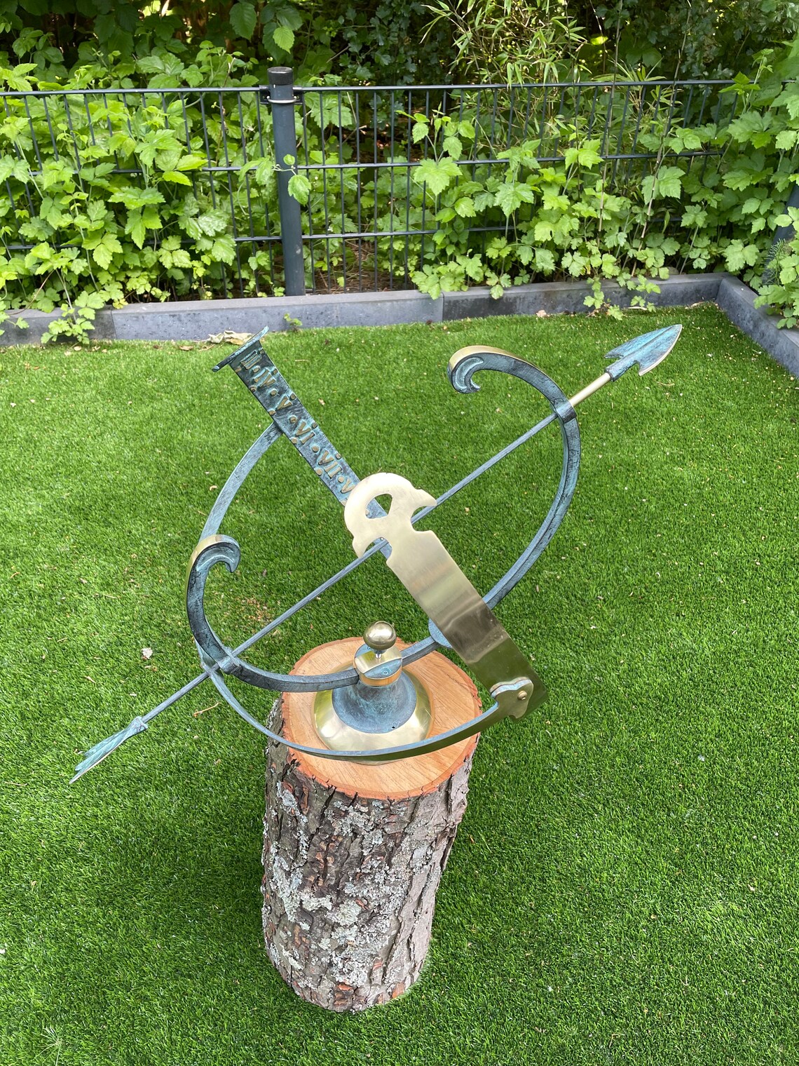 Bronze Sundial Garden Statues Bronze Statue 45x55x40cm - Etsy