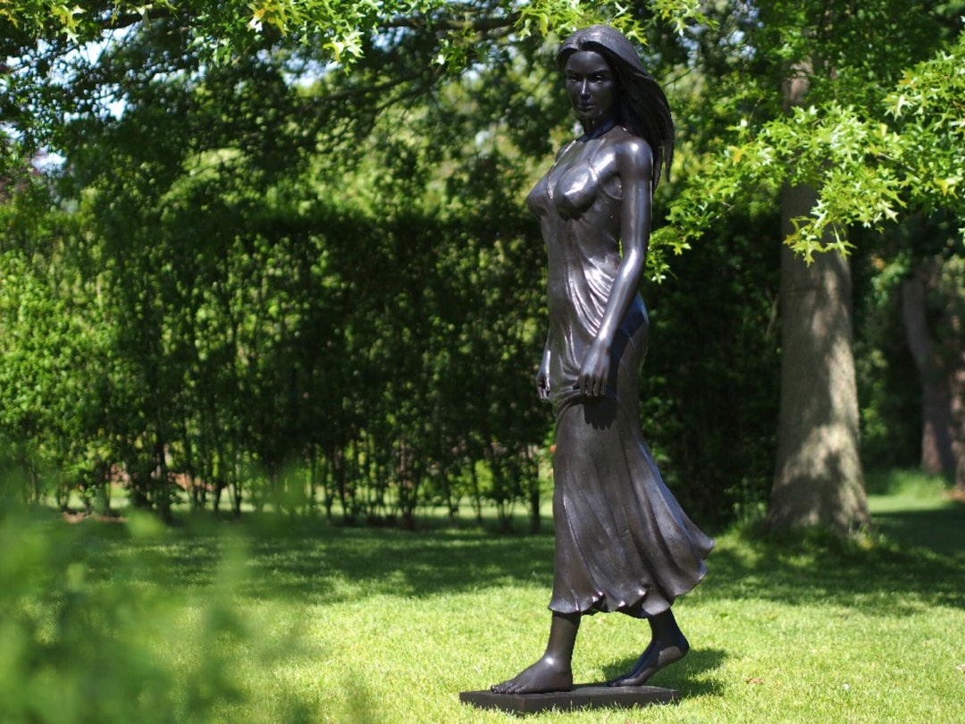 Bronze Statue Emily Sculpture Interior Office Garden - Etsy Australia